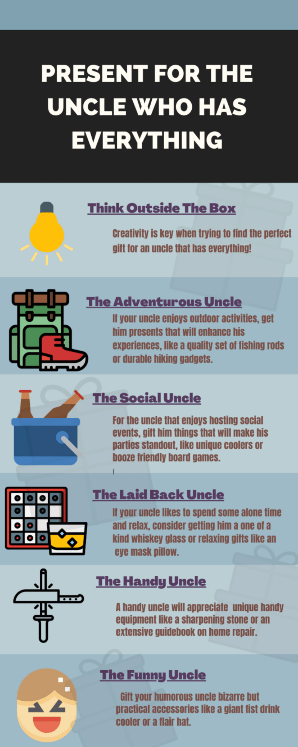 Present For Uncle Who Has Everything - What to get my...