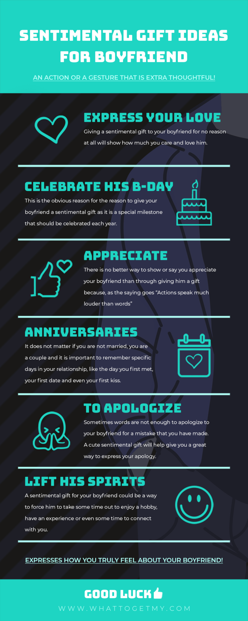 CUTE SENTIMENTAL GIFT IDEAS FOR YOUR BOYFRIEND - What to get my...