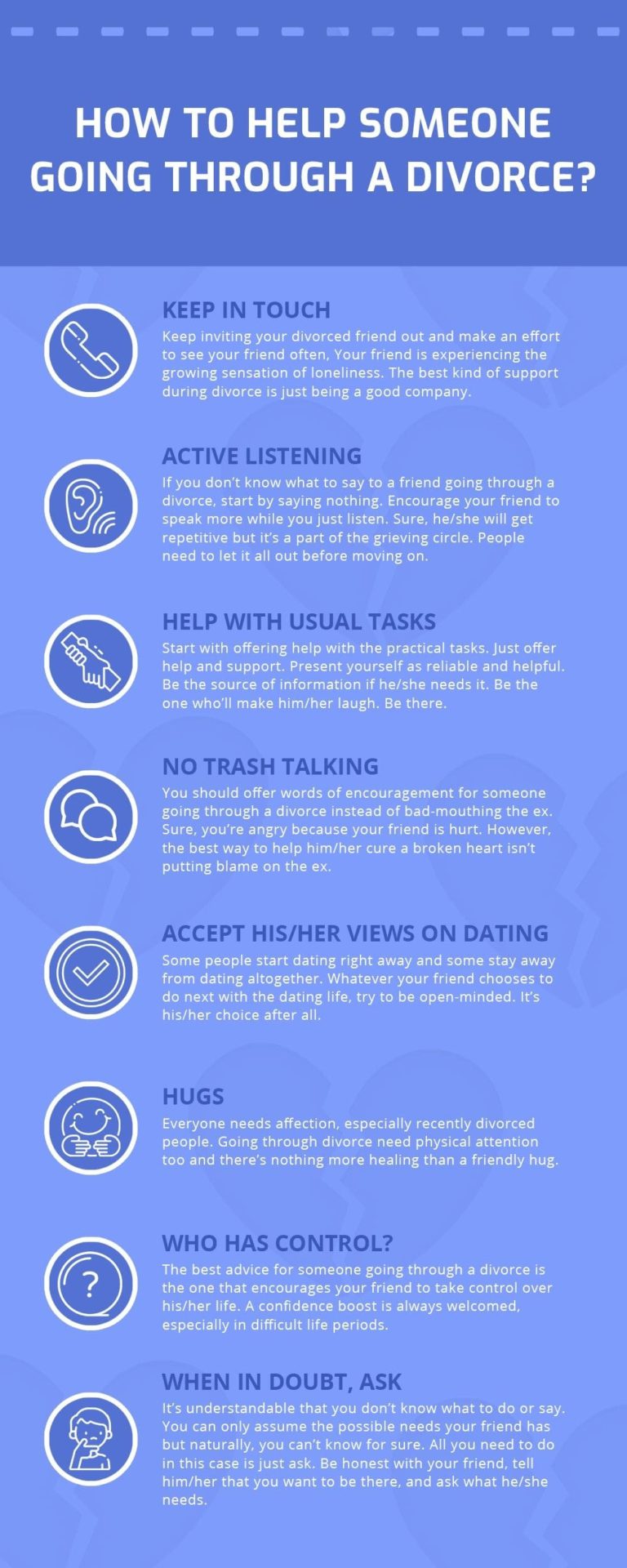 How to Help Someone Going Through a Divorce? - What to get my...