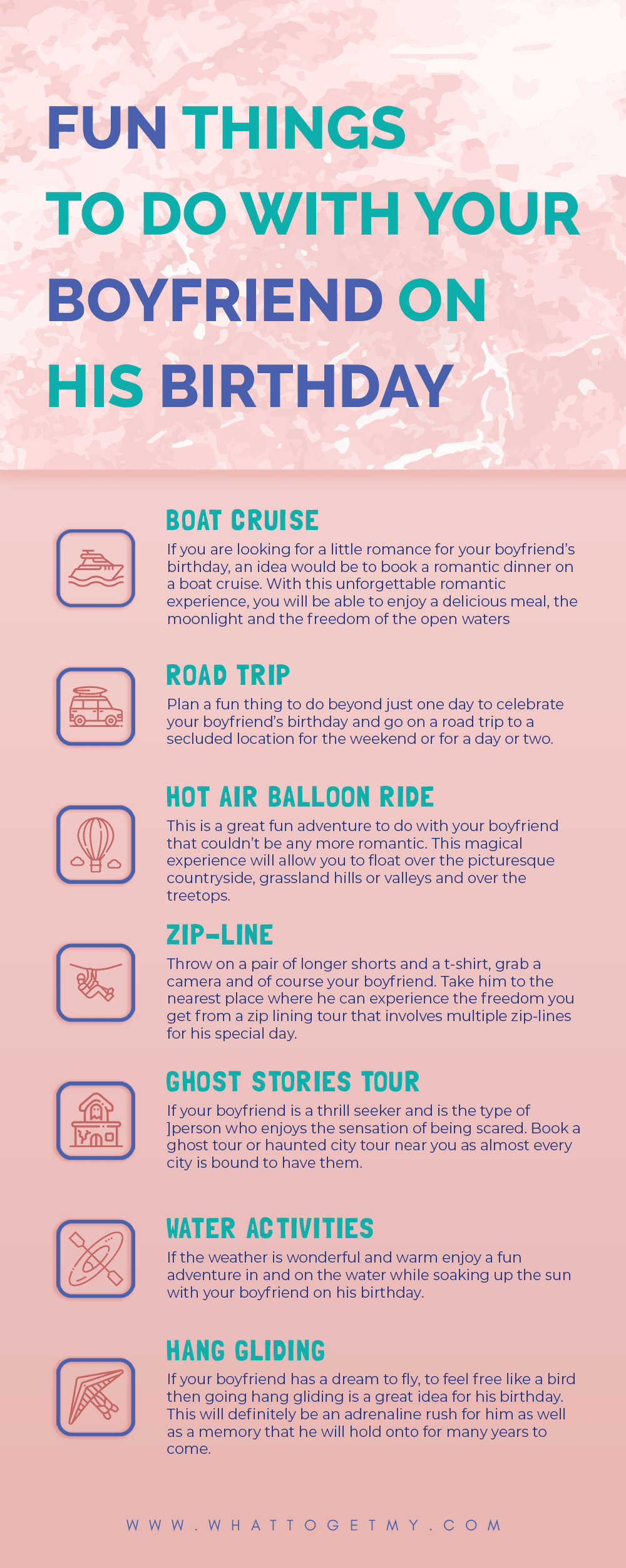 Fun Things To Do With Your Boyfriend On His Birthday What To Get My