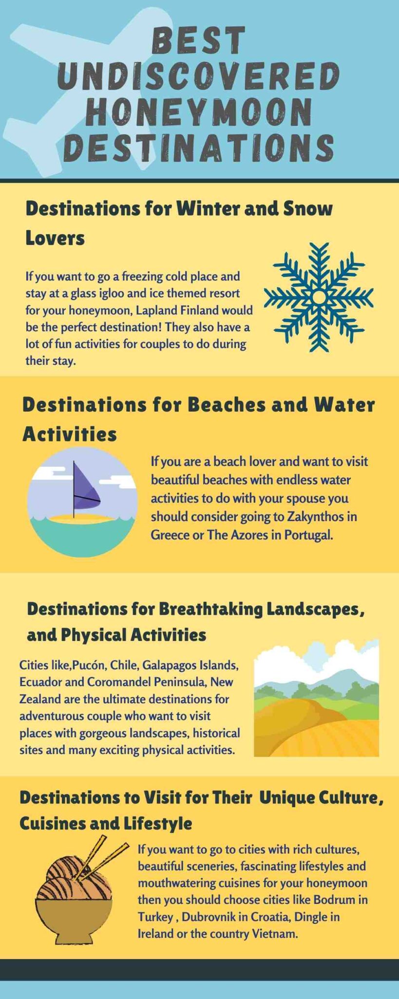 Best Undiscovered Honeymoon Destinations In The World - What to get my...