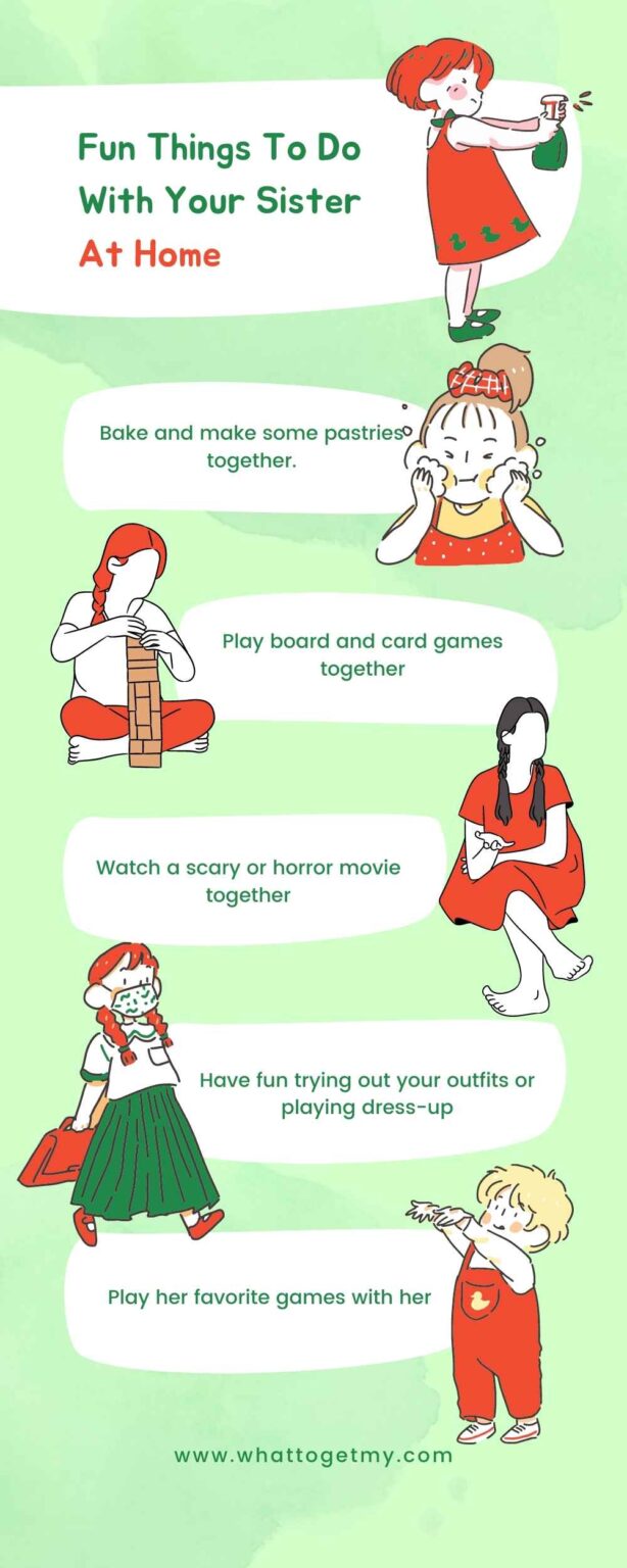 21 Fun Things To Do With Your Sister At Home - What to get my...