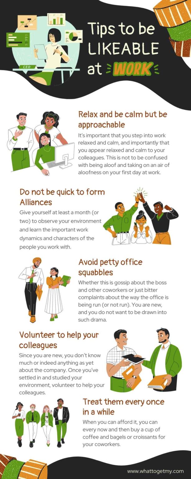 How to Get People to Like You at Work - What to get my...