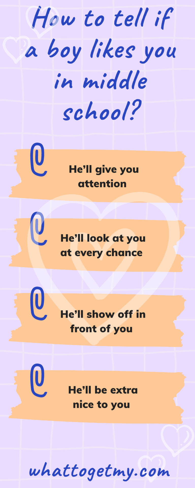 How To Tell If A Boy Likes You In Middle School – 15 Ways To Know If He Likes You – What to get my…