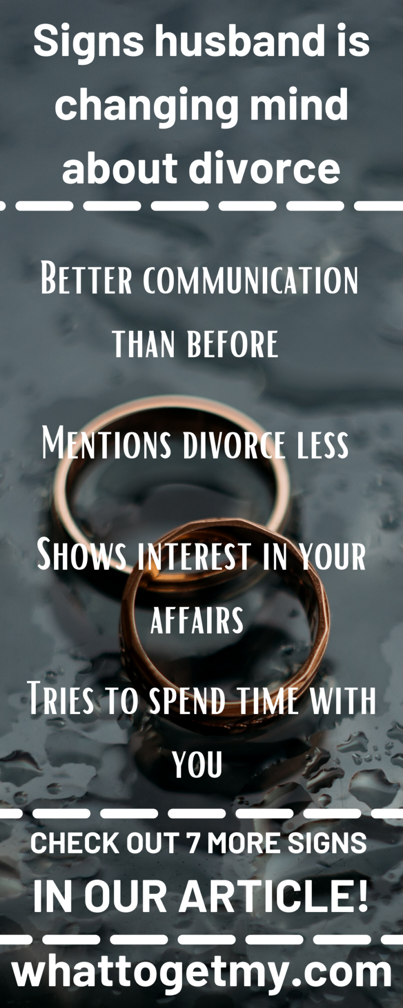 11 Signs Husband Is Changing His Mind About Divorce – What to get my…
