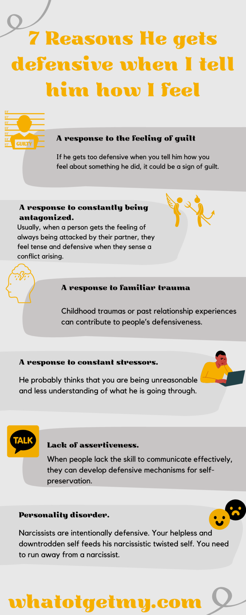 7 Reasons He gets defensive when I tell him how I feel – What to get my…