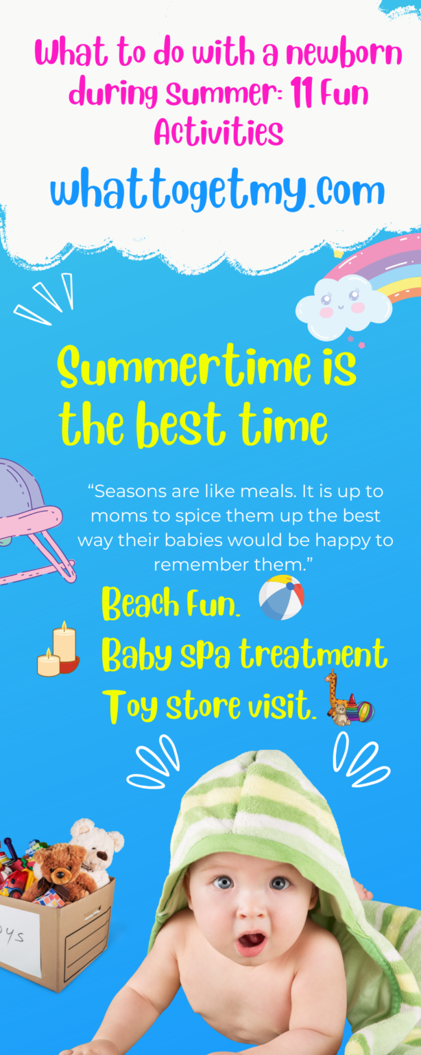 What to do with a newborn during summer: 11 Fun Activities – What to ...