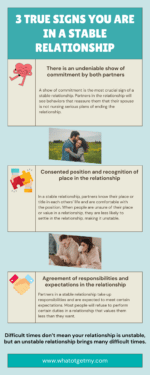 3 True Signs You are in a Stable Relationship – What to get my…