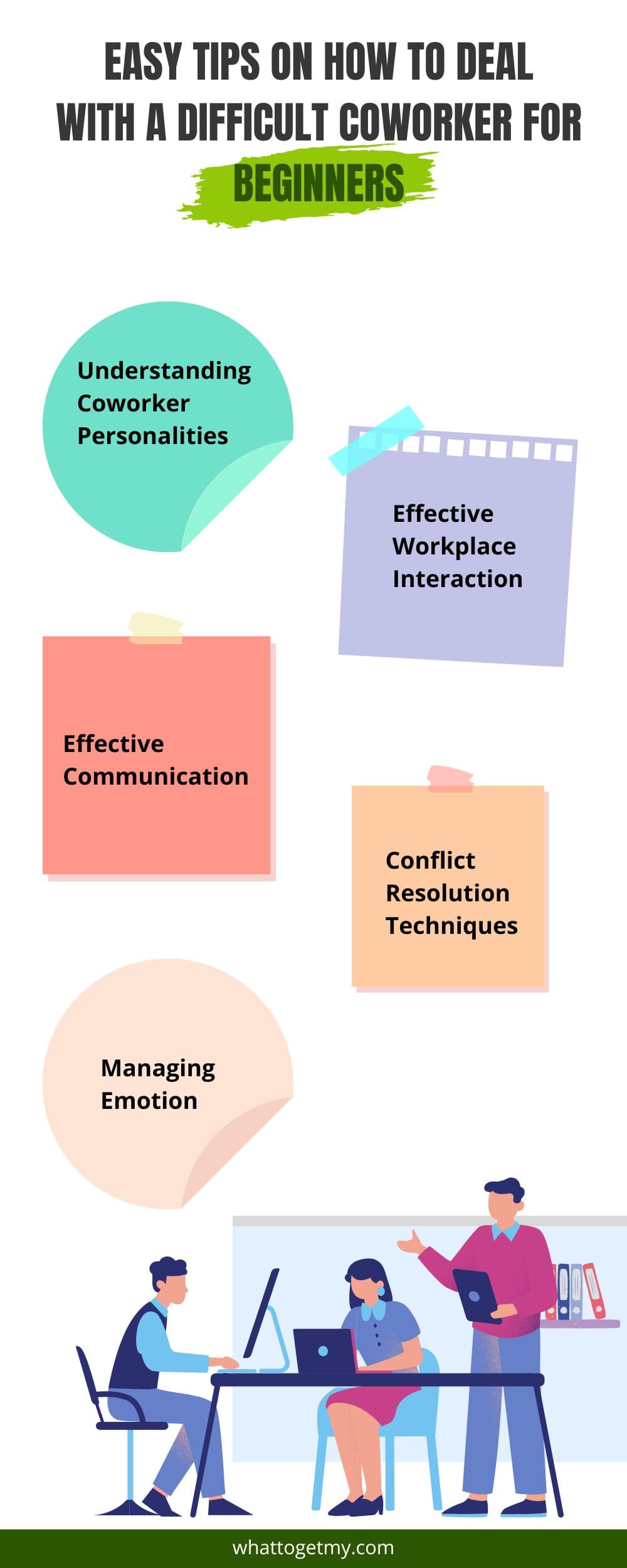 How To Deal With A Difficult Coworker – What to get my…