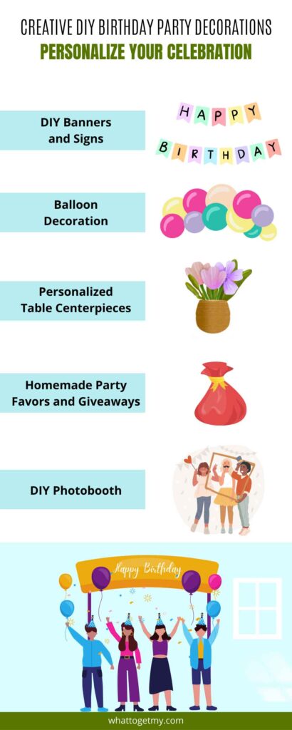 Creative DIY Birthday Party Decorations: Personalize Your Celebration ...