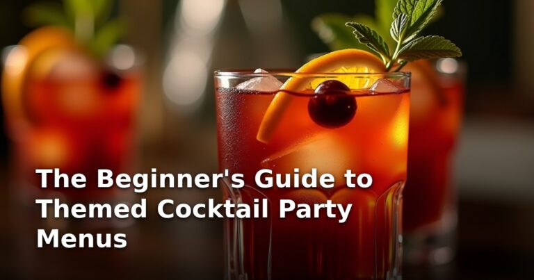 The Beginner’s Guide to Themed Cocktail Party Menus – What to get my…