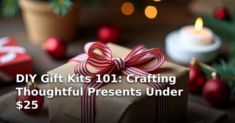 DIY Gift Kits 101: Crafting Thoughtful Presents Under $25 – What to get my…