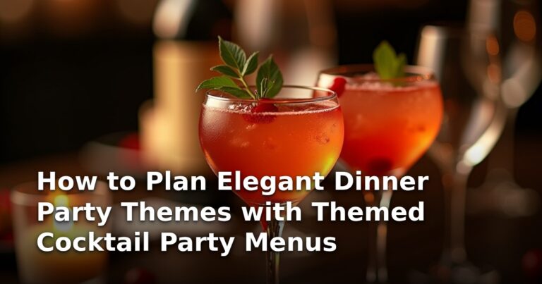 How to Plan Elegant Dinner Party Themes with Themed Cocktail Party ...
