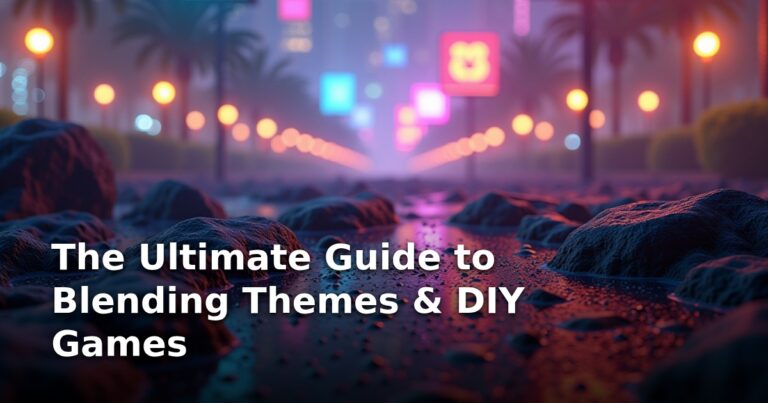 The Ultimate Guide to Blending Themes & DIY Games – What to get my…