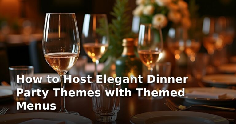 How to Host Elegant Dinner Party Themes with Themed Menus – What to get my…